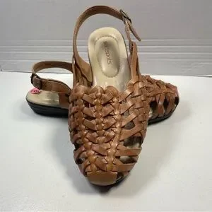 Softspots | Shoes | Vintage Softspots Leather Huarache Slingback ...